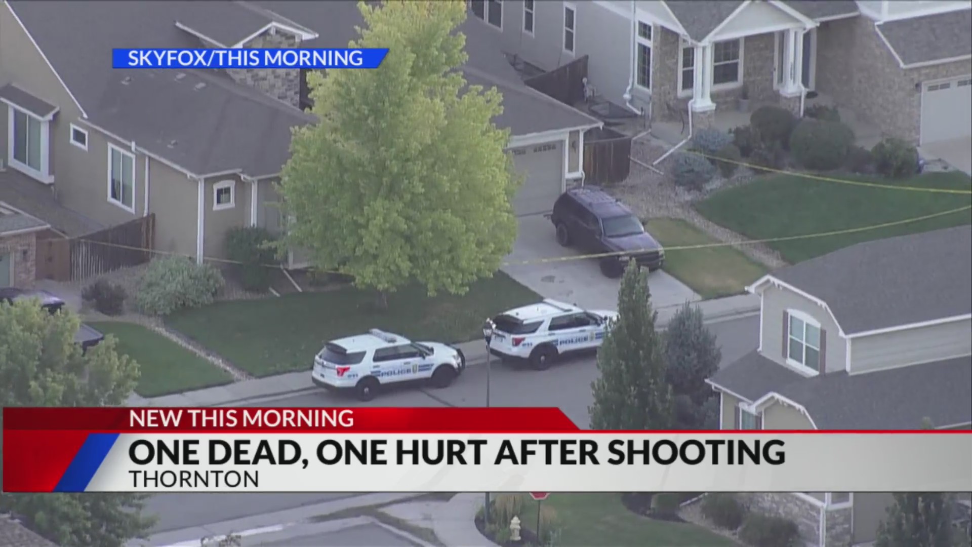 1 dead, 1 injured in overnight Thornton shooting