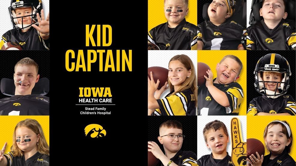 Meet the 2025 UIowa Kid Captains!
