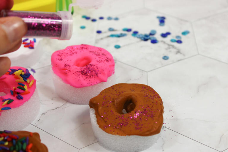 Fun DIY Pool Noodle Donuts Craft for Toddlers and Preschoolers