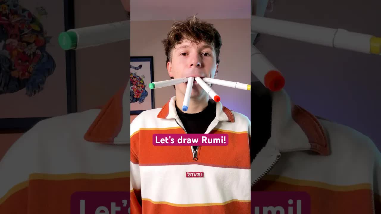 drawing rumi kpop demon hunter art doodle