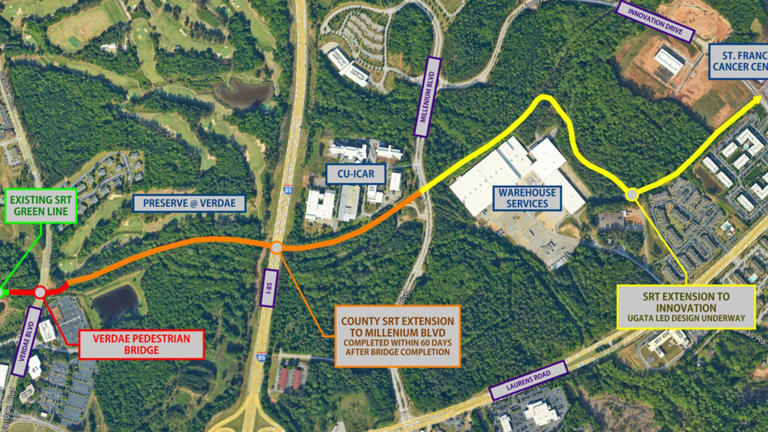 Construction begins on Swamp Rabbit Trail pedestrian bridge, city says