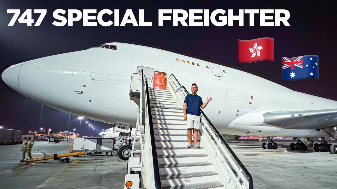 I flew a Boeing 747 freighter! ️