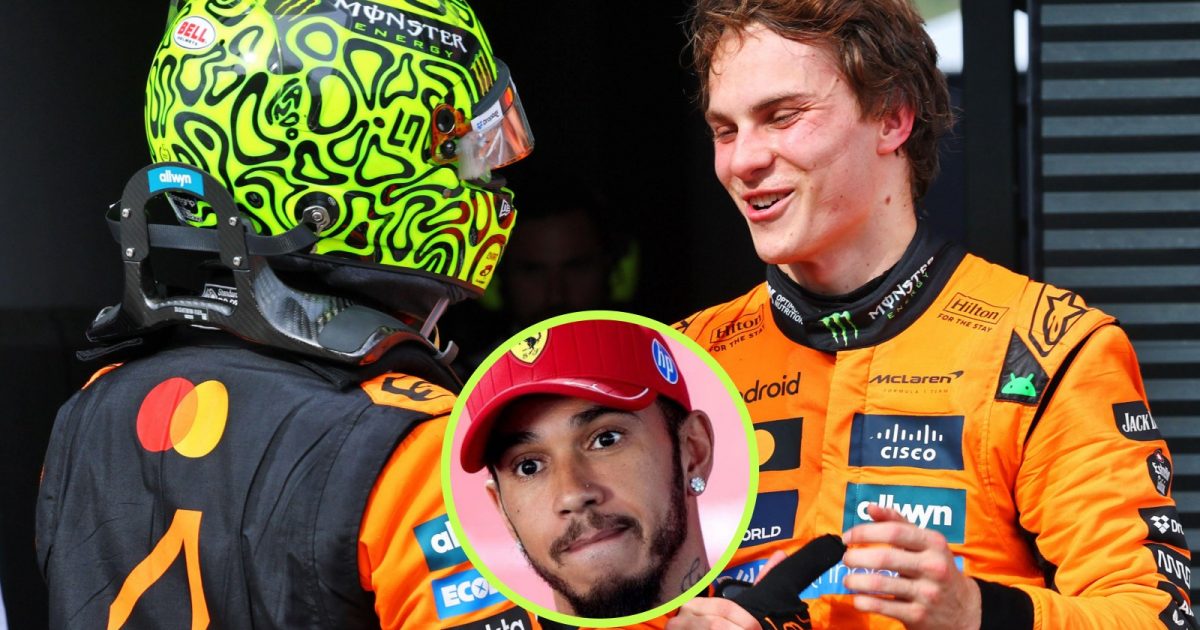 How Lewis Hamilton gave Piastri massive helping hand against Norris at ...