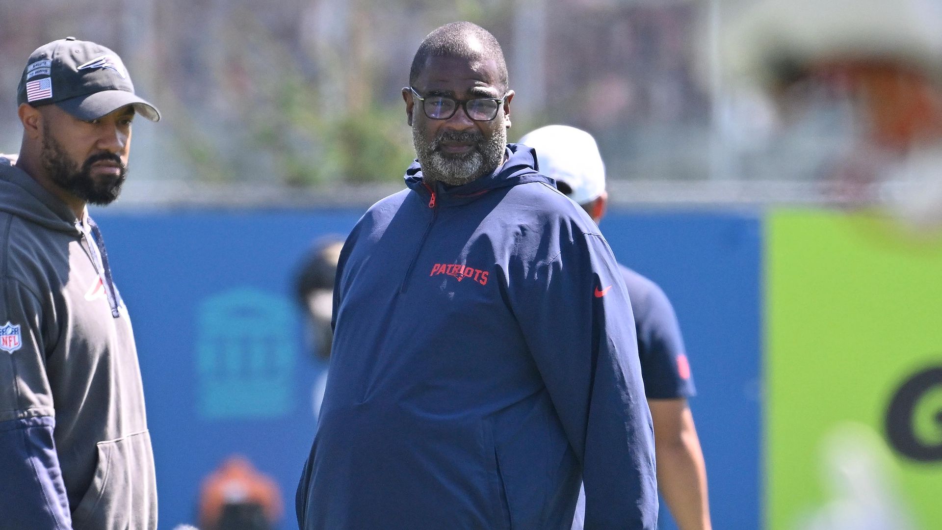Patriots defensive coordinator Terrell Williams departs Monday’s ...