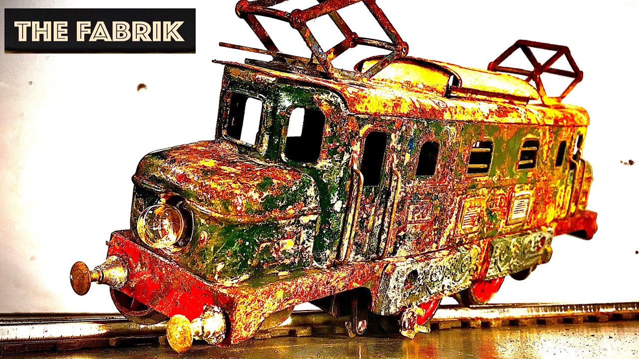 Pre-war JEP forgotten model train - Locomotive restoration