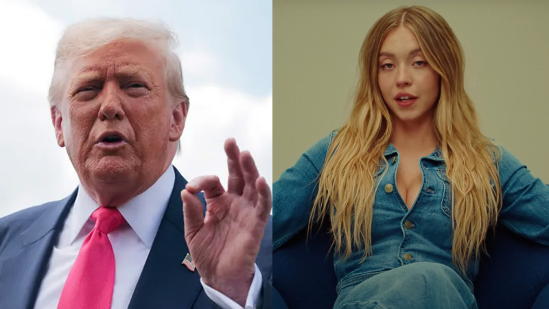 Donald Trump Swoons Over Sydney Sweeney After Reports That She's a ...