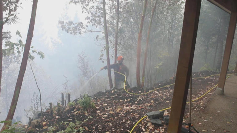 Wildfire on Vancouver Island continues to grow