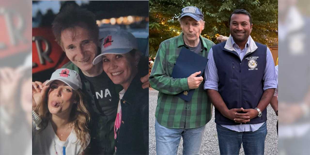 Liam Neeson Dazzles Fans At Amenia's Four Brothers Drive-In