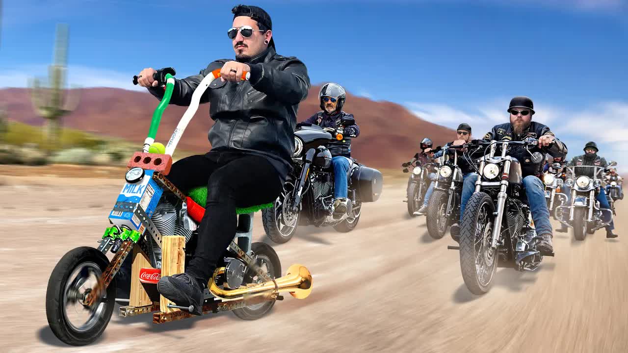 jake carlini: i built a motorcycle from trash! diy electric scooter build