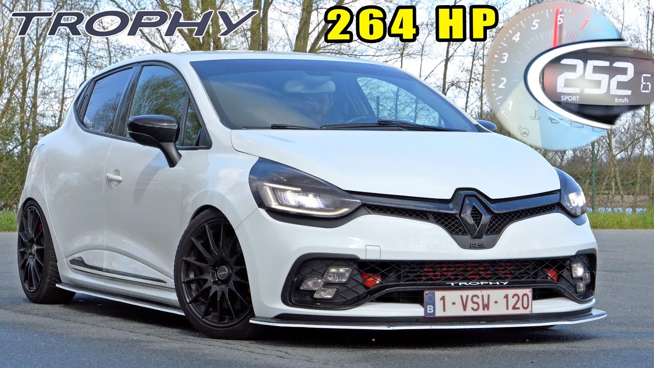 264HP Renault Clio RS Trophy – Loud Exhaust & 250KMH Autobahn POV