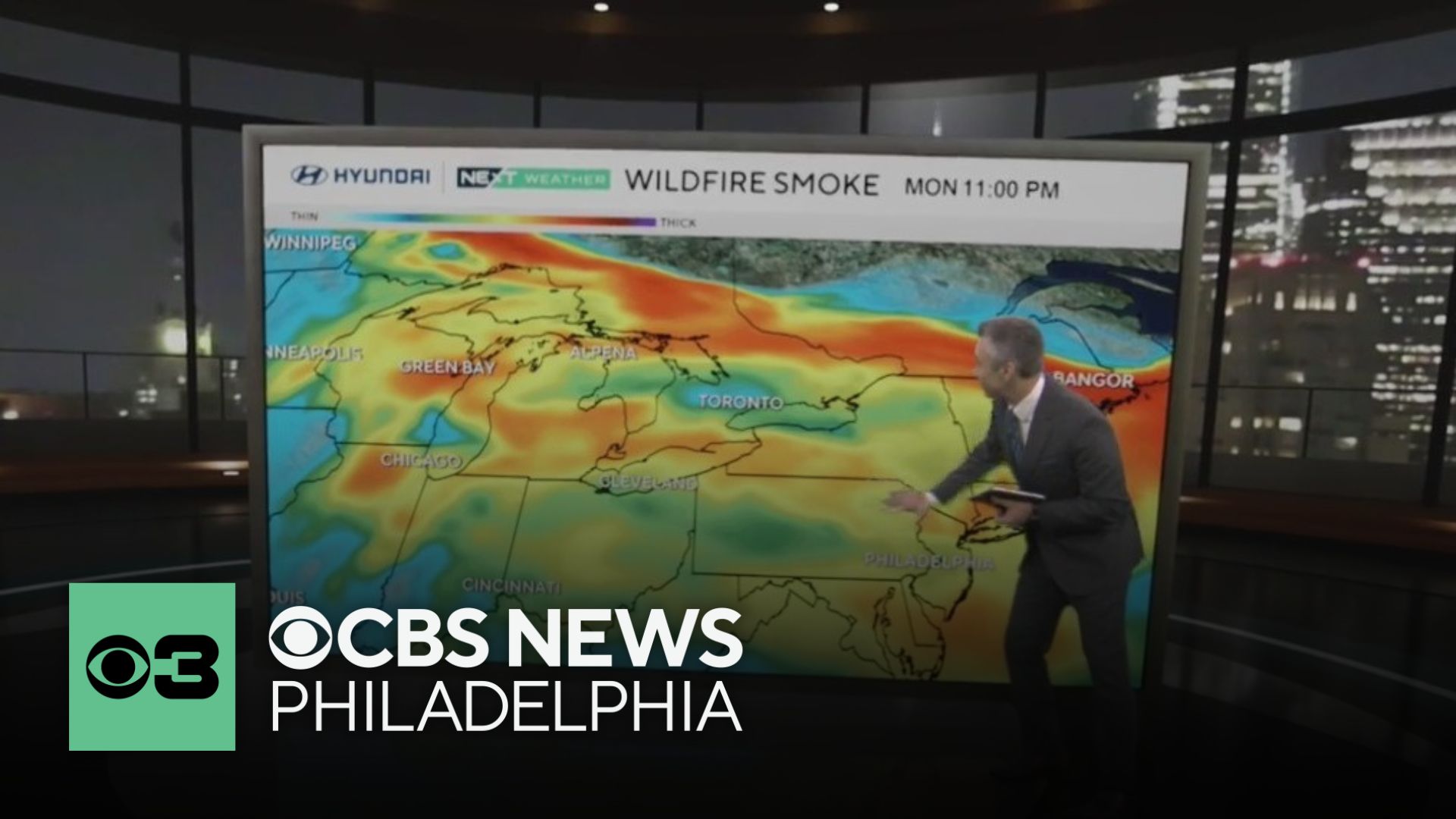 Dry stretch ahead in Philadelphia region, Canadian wildfire smoke ...
