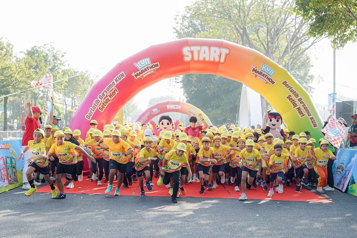 Gelar KUN Kid Marathon Pertama di Surabaya, Jumlah Peserta Tembus 1.500 ...