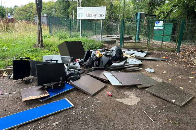CCTV to be installed after 'disgraceful' spate of fly-tipping in Coventry