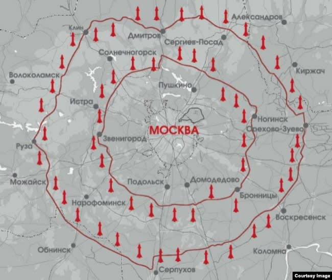Russia builds new air defense ring around Moscow, 15+ positions spotted ...