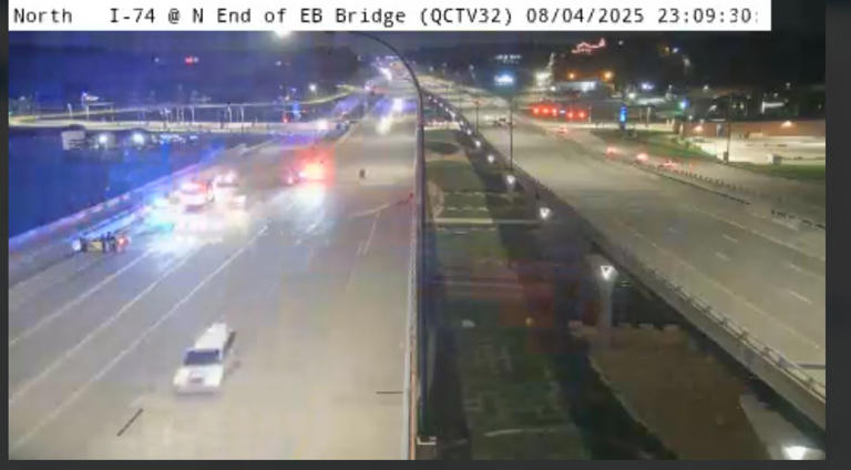 Another crash on I-74 bridge