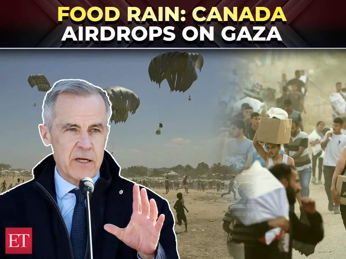 First-ever Gaza airdrop by Canada stuns Israel, calls blockade a ...
