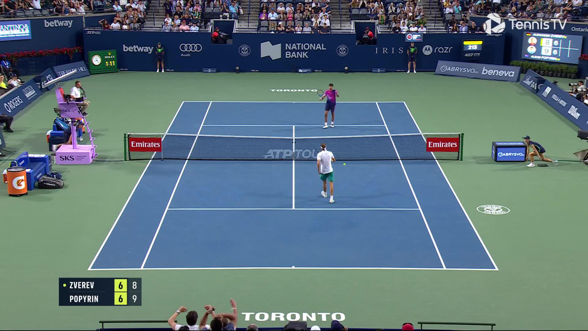 Stunning Play By Alexei Popyrin In Toronto