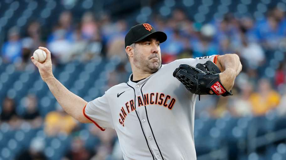 42-year-old Justin Verlander lights up radar gun for SF Giants against ...
