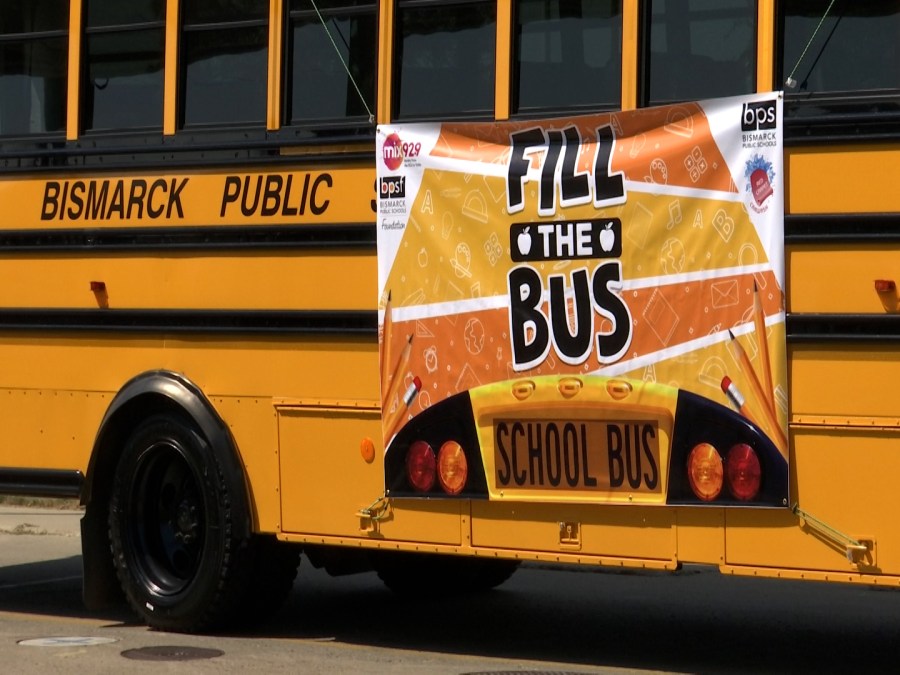 People help local schools during “Fill the Bus” event