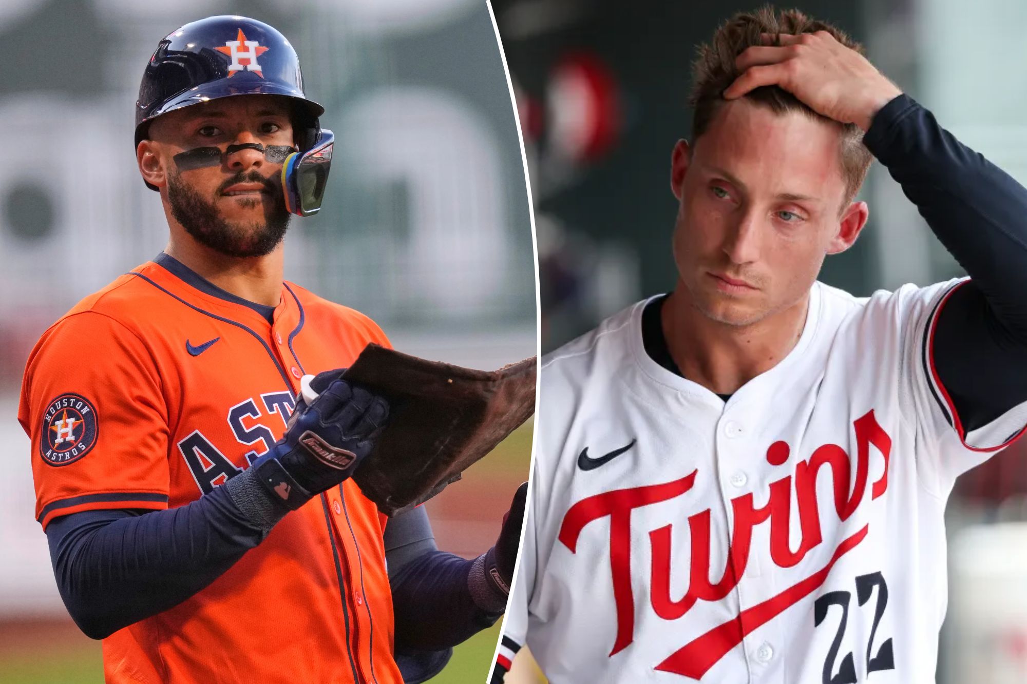 Carlos Correa inadvertently pushed teammate Griffin Jax to request ...