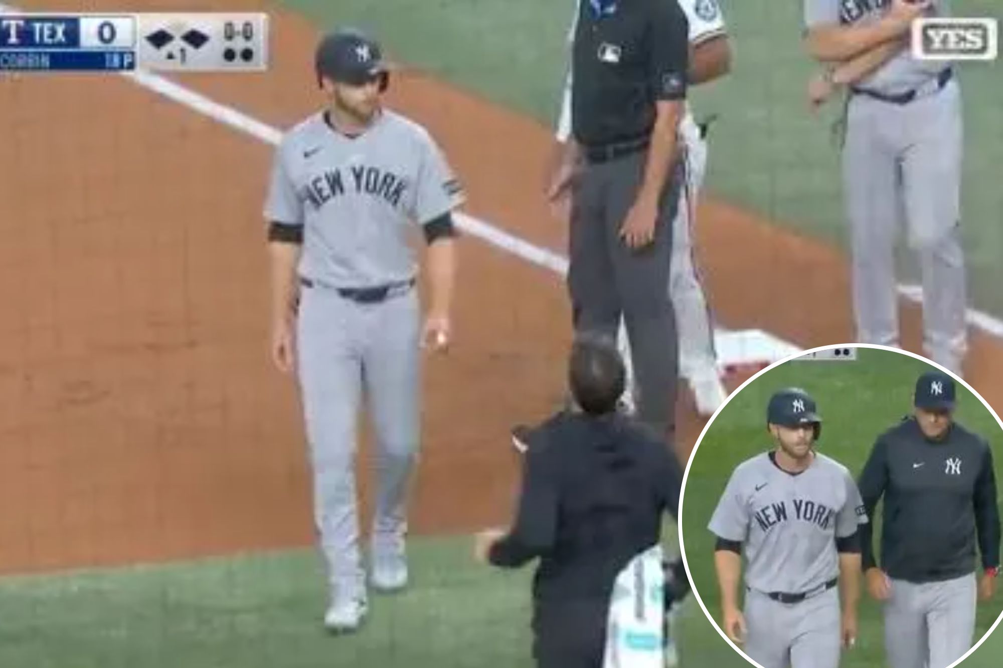 Trade deadline addition Austin Slater exits Yankees game early, heads ...