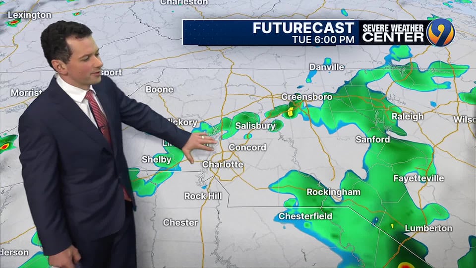 Monday night's forecast with Meteorologist Joe Puma