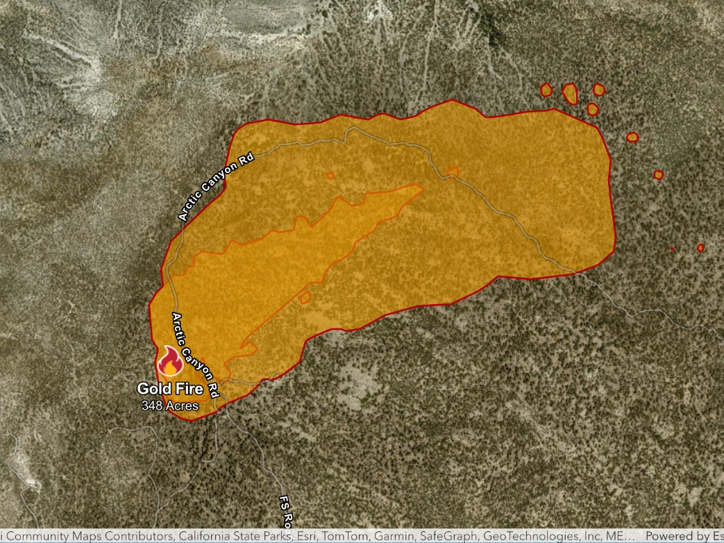 Big Bear Fire Map: See Gold Fire Perimeter, Evacuation Areas