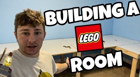 Building a LEGO Room – LEGO City Table Construction Phase 1