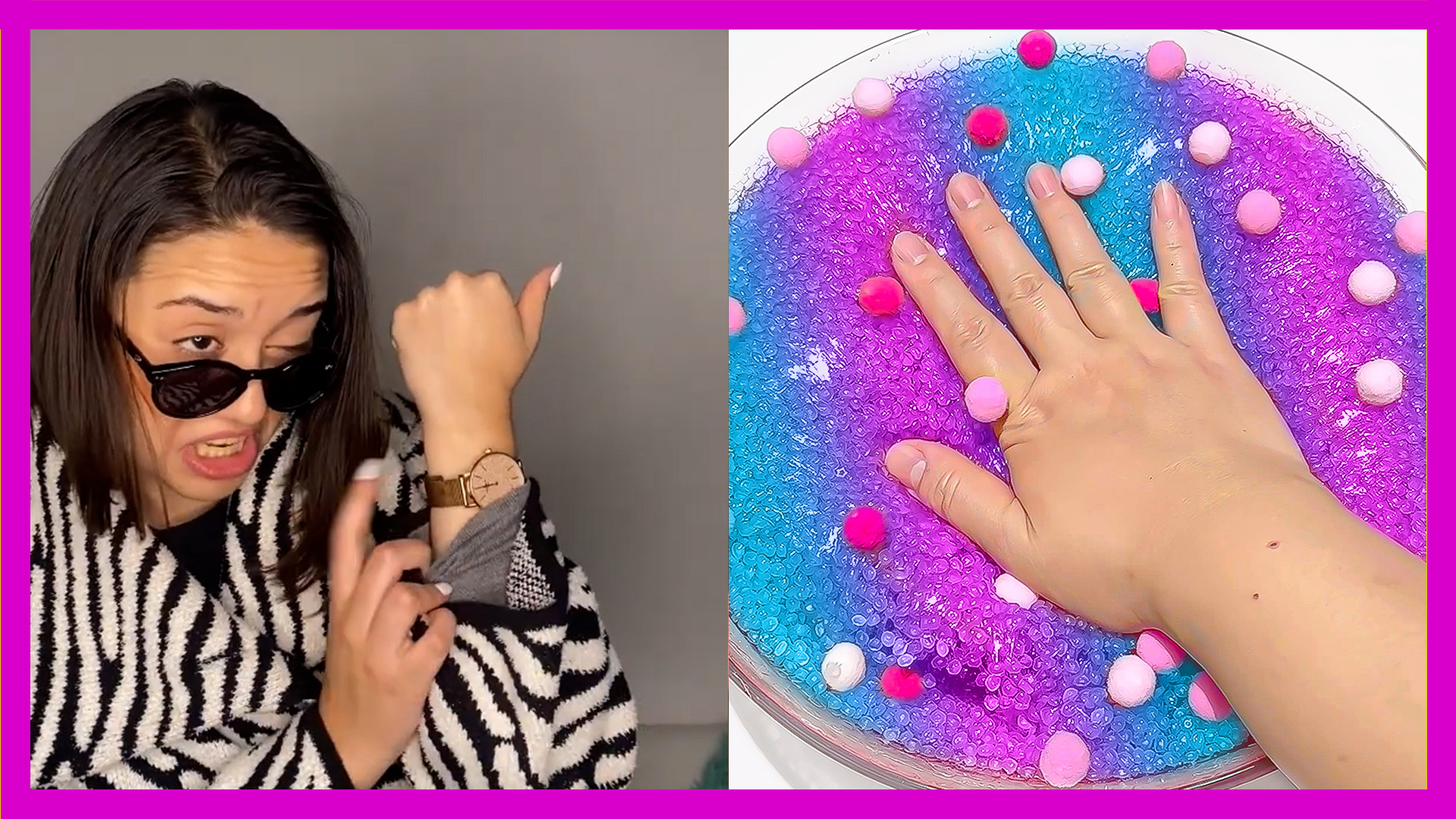 Cuentos de Sofía y momentos de Slime en un solo video