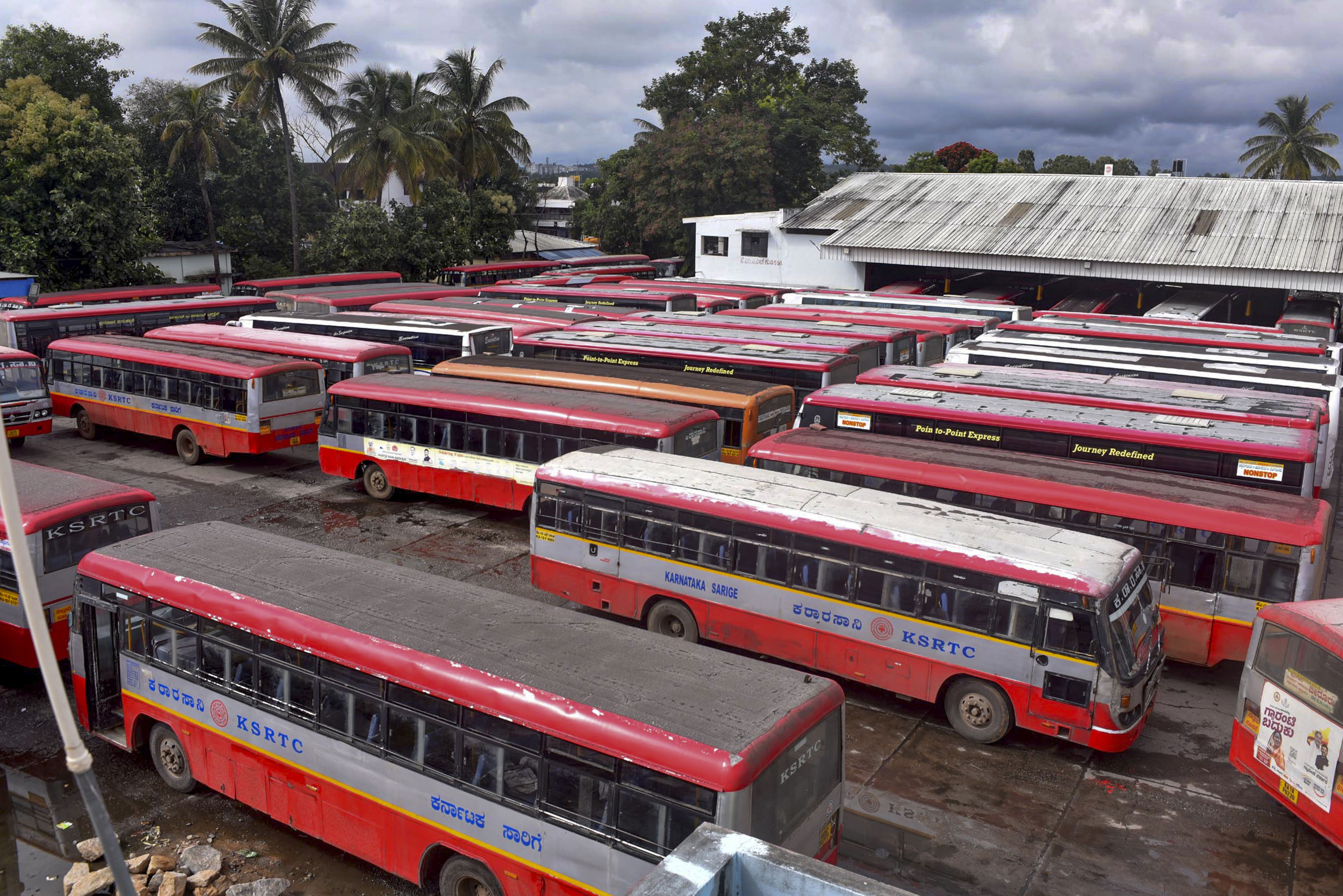 Bus strike: Opposition BJP asks Cong govt, CM to come out of "deep ...