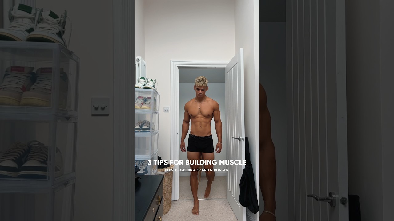3 Simple MUSCLE BUILDING Tips You NEED To Know 🏽🔥