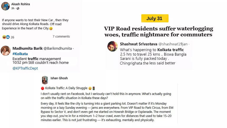 Bad roads, traffic snarls turn commuting in Kolkata into a recurring ...