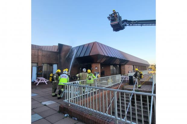 Bournemouth International Centre thanks emergency services after blaze