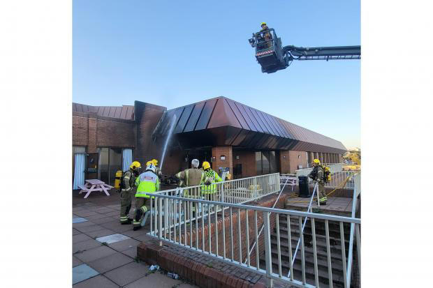 Bournemouth International Centre thanks emergency services after blaze