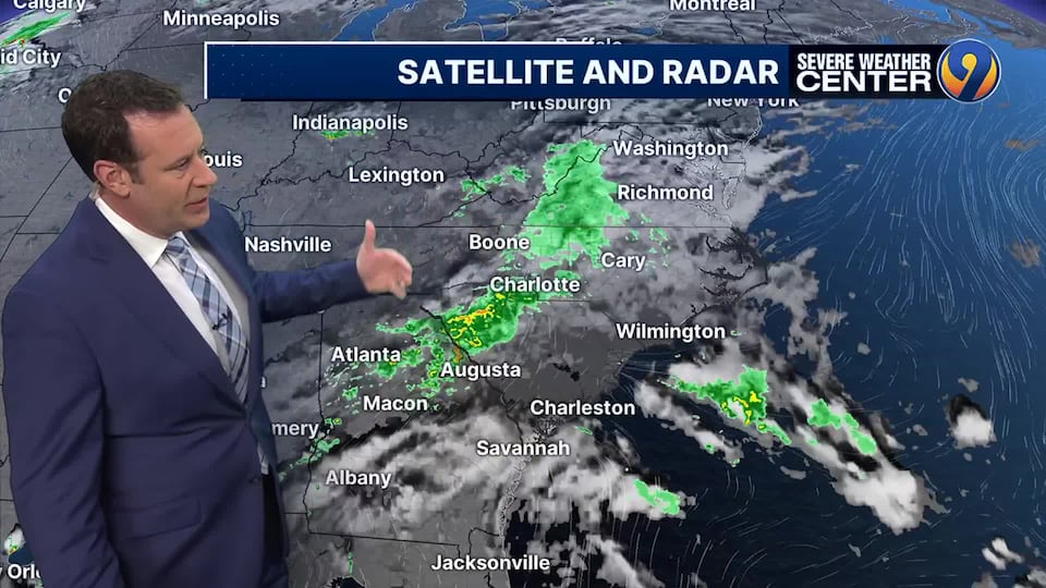 Tuesday morning's forecast with Meteorologist Keith Monday