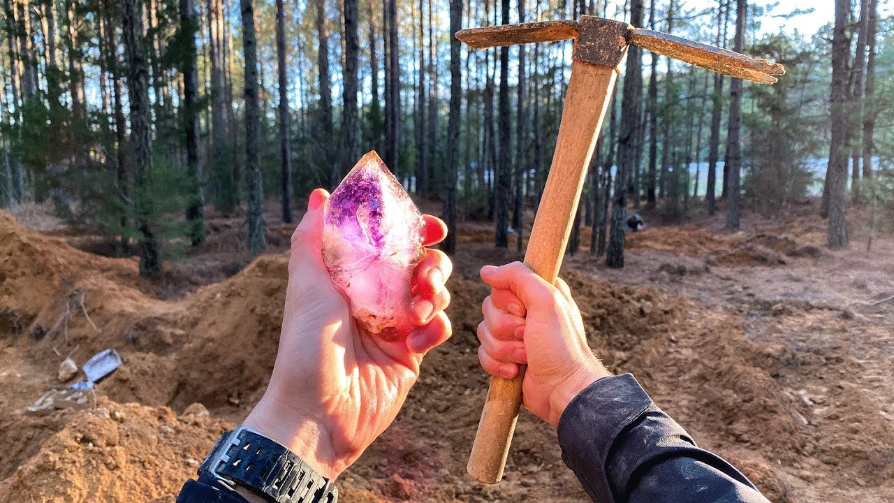 Amethyst Crystal Treasure Found at Exclusive Mining Site