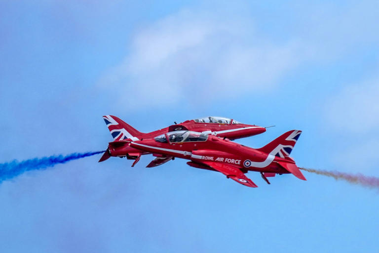 Red Arrows expected to soar over West Midlands and Staffordshire today ...