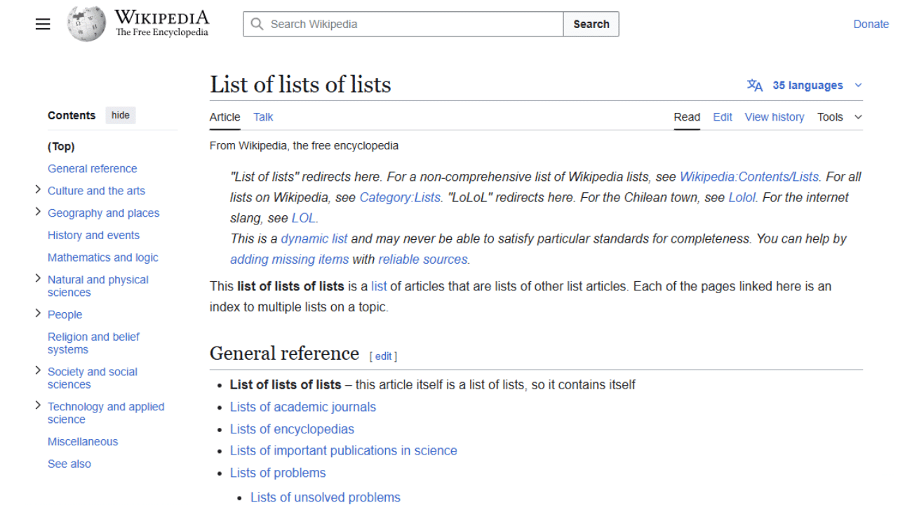 The strangest Wikipedia pages you won’t believe actually exist!