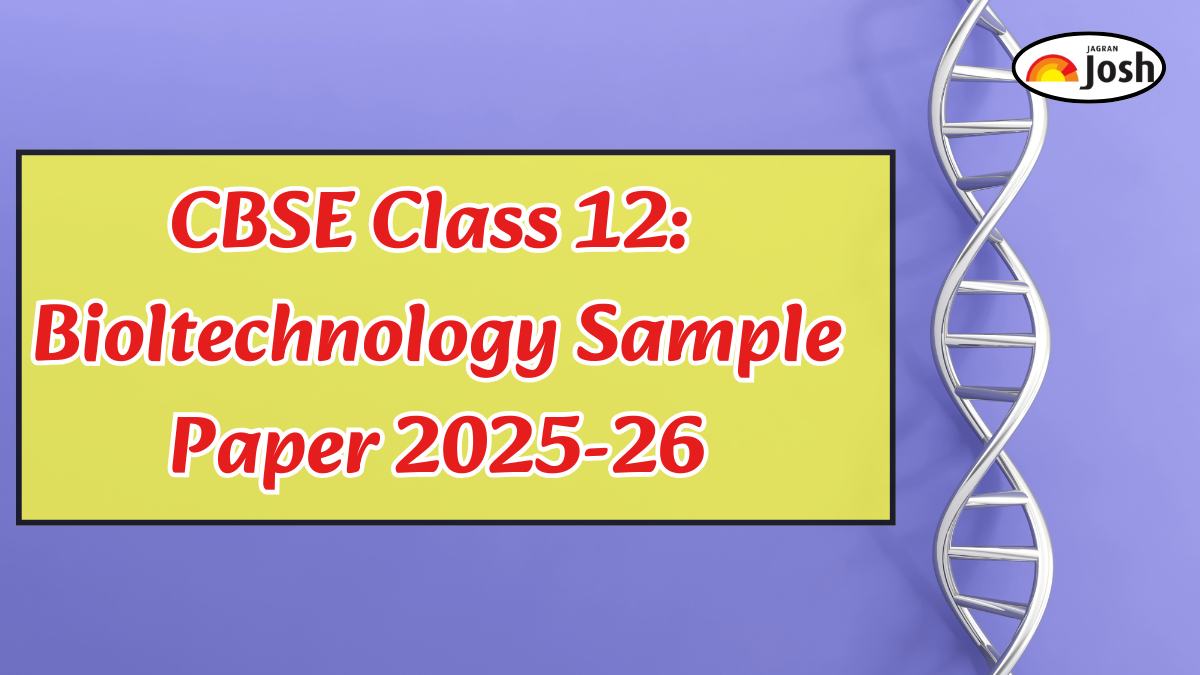 CBSE Class 12 Biotechnology Sample Paper 2025-26, Download Model Paper ...