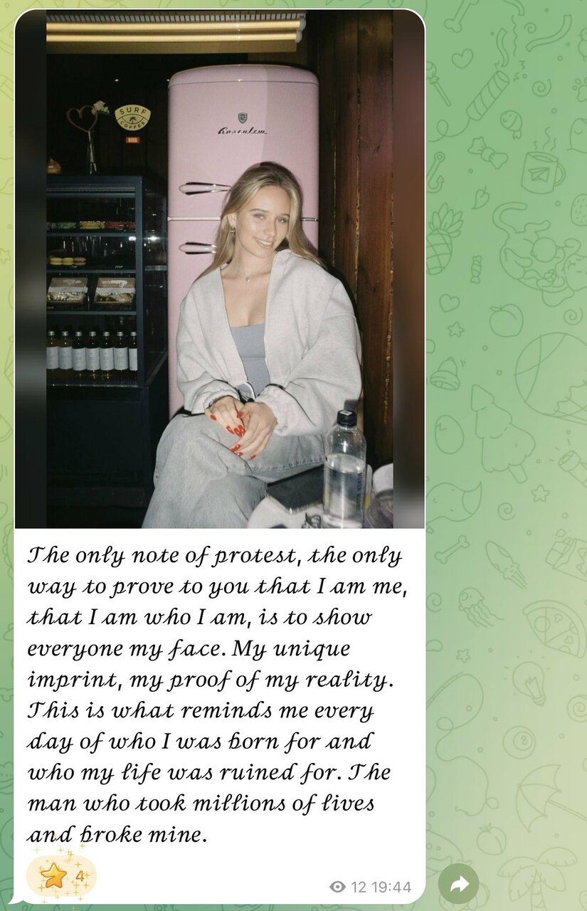 Luiza Rozova, la figlia segreta di Putin si schiera con l'Ucraina e ...