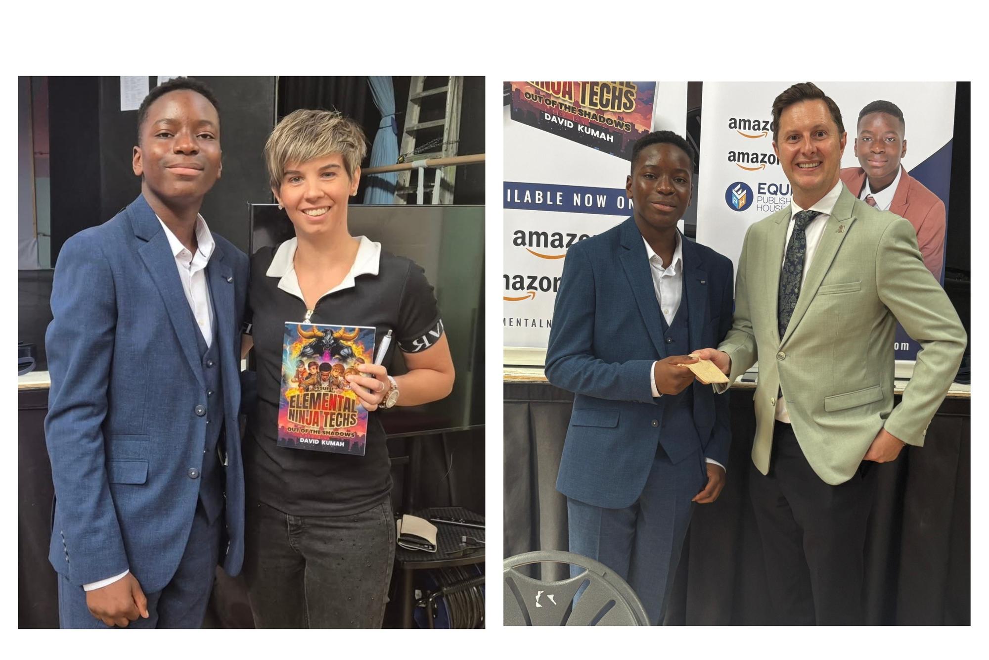 Novelist and MP help teenage Doncaster author launch debut book
