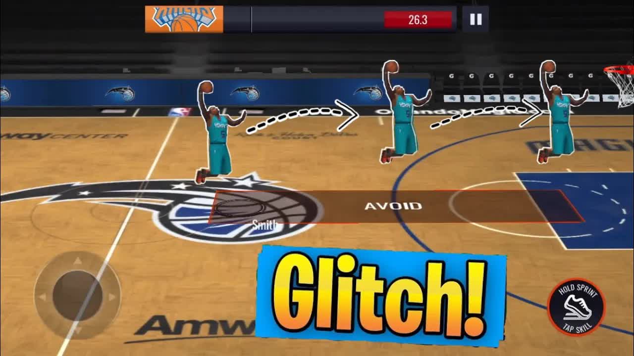 knyt: nba live mobile 20 insane dunk glitch tutorial!