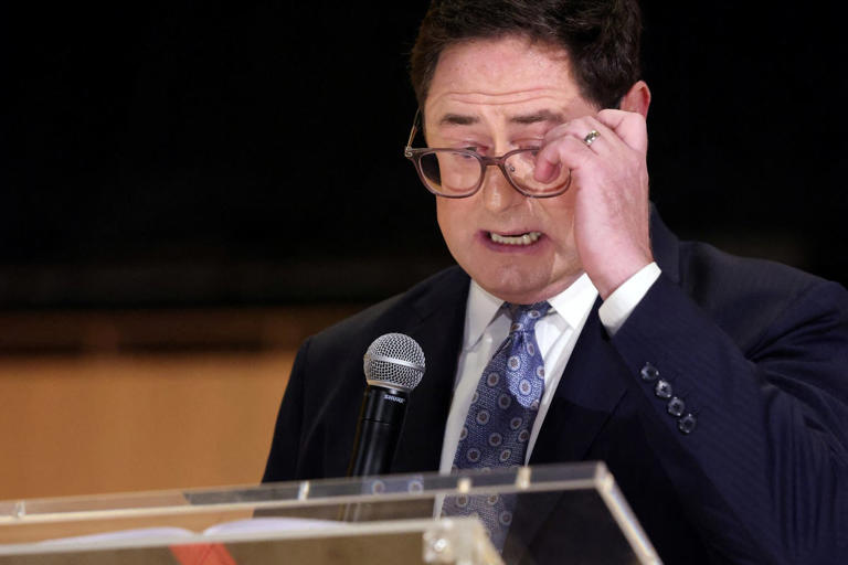 Nebraska Republican heckled at town hall over Epstein files and Trump’s firing of labor stats chief