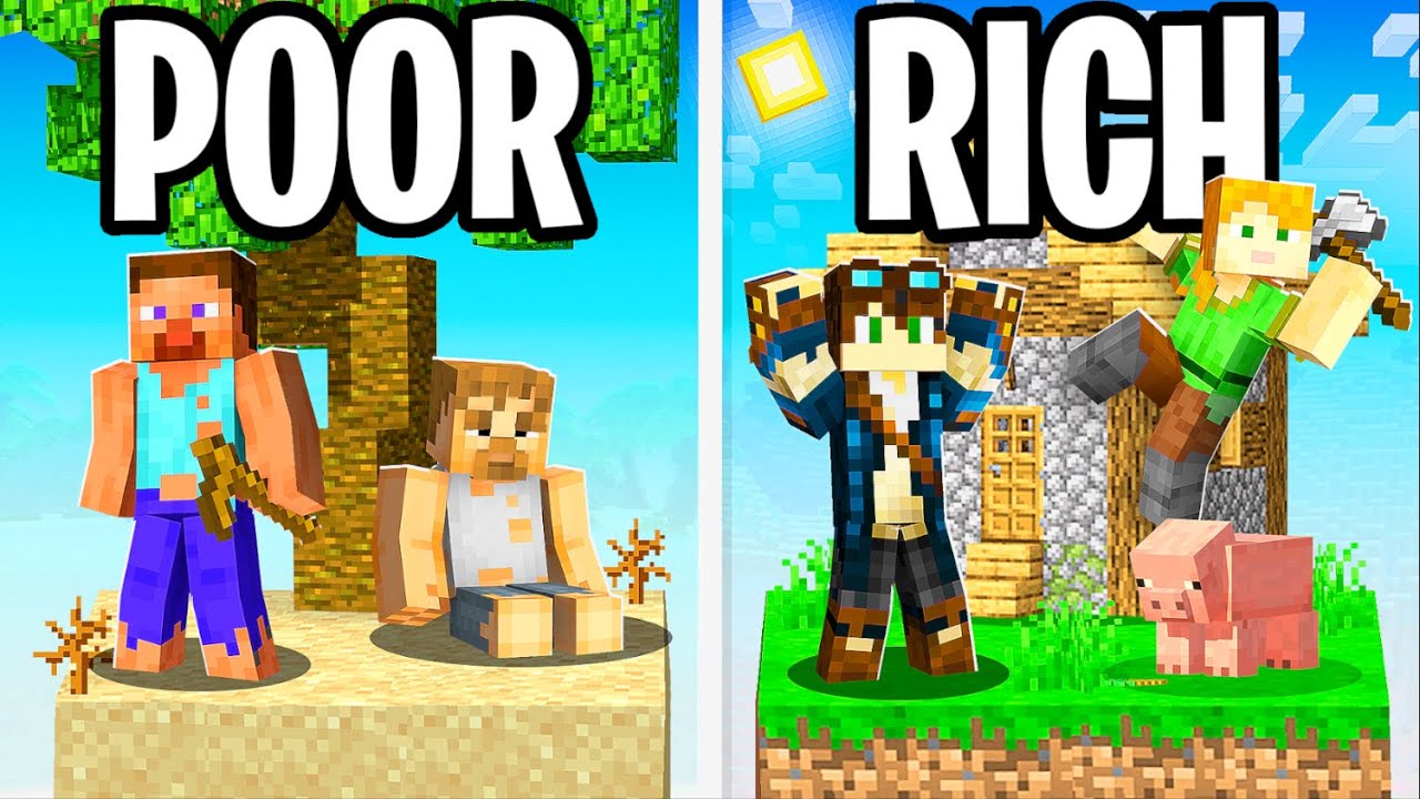 100 Players Build a Civilization in One Minecraft Chunk