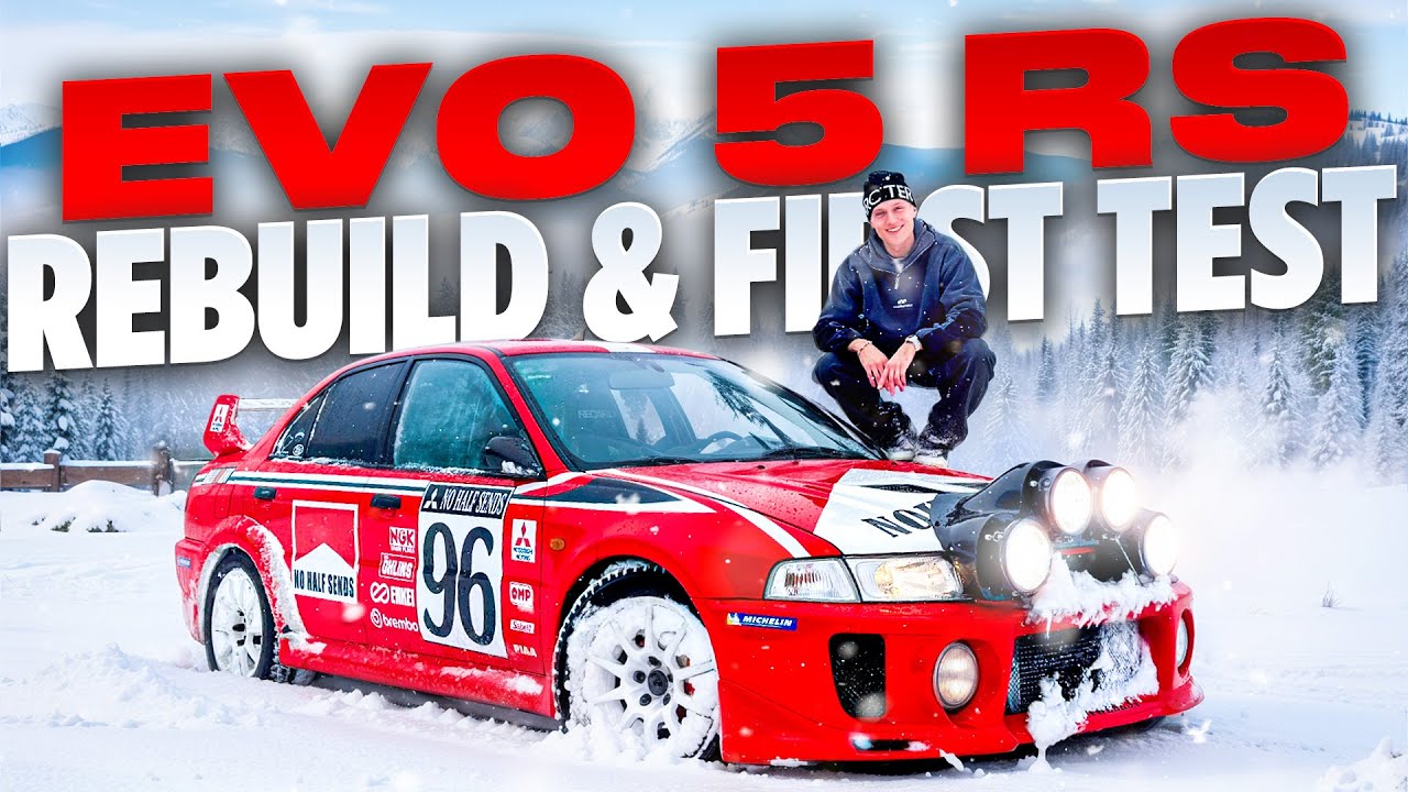 Mitsubishi EVO V RS Rebuild and First Drive After Full Restoration