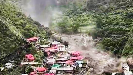Where Uttarakhand cloudburst took place: Dharali village near Gangotri ...