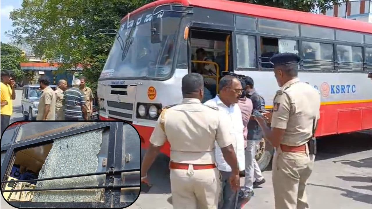 Karnataka Bus Strike: KSRTC Buses Attacked in Kolar, Gadag; Staff ...
