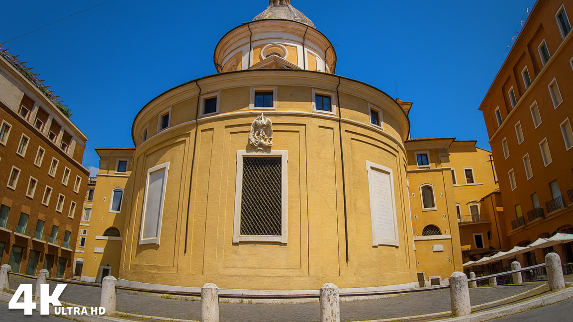 Wandelen bij de Spaanse Trappen en het Historische Centrum van Rome (4K)