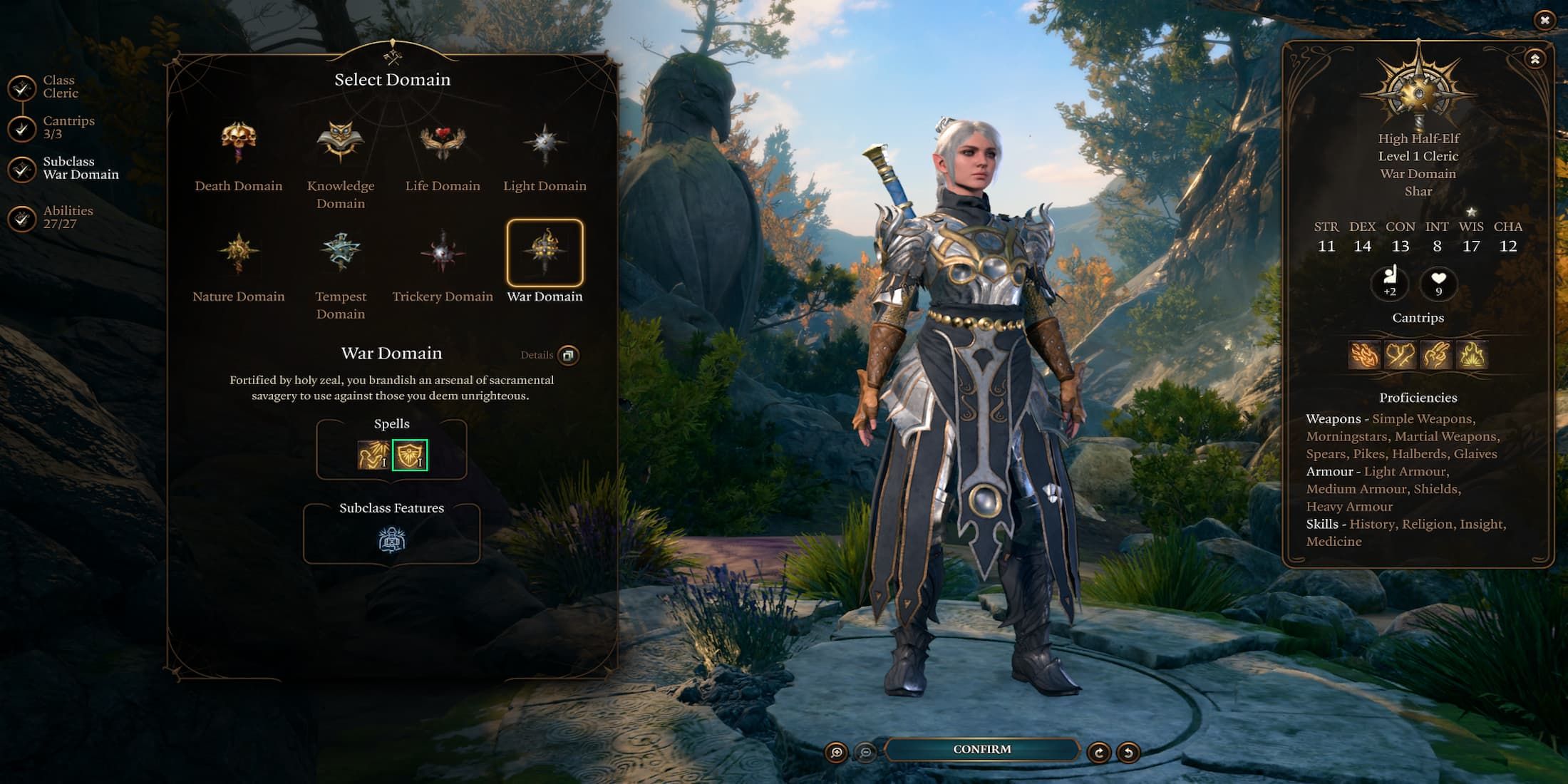 How to Build a War Domain Cleric in Baldur's Gate 3