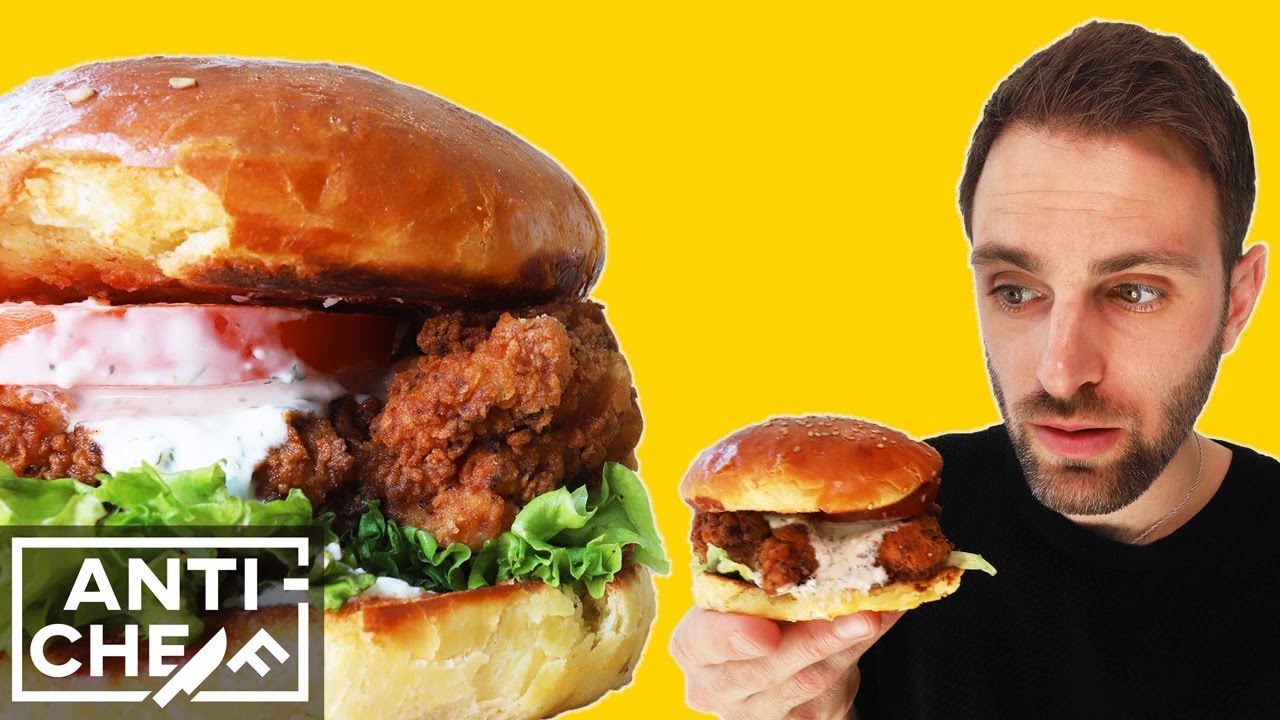 Homemade fried chicken sandwich that beats takeout